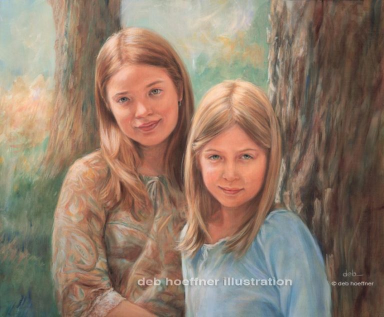 Portrait artist deb hoeffner commissioned realistic portraits in oil ...