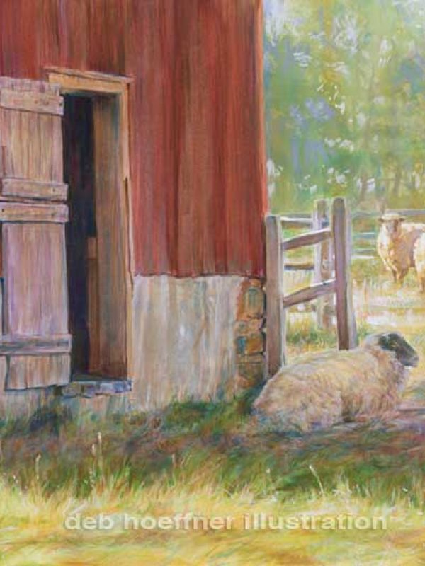 Original oil paintings Bucks County by artist deb hoeffner