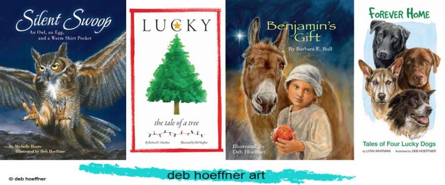 Realistic artist deb hoeffner, expressive animals and portrait art